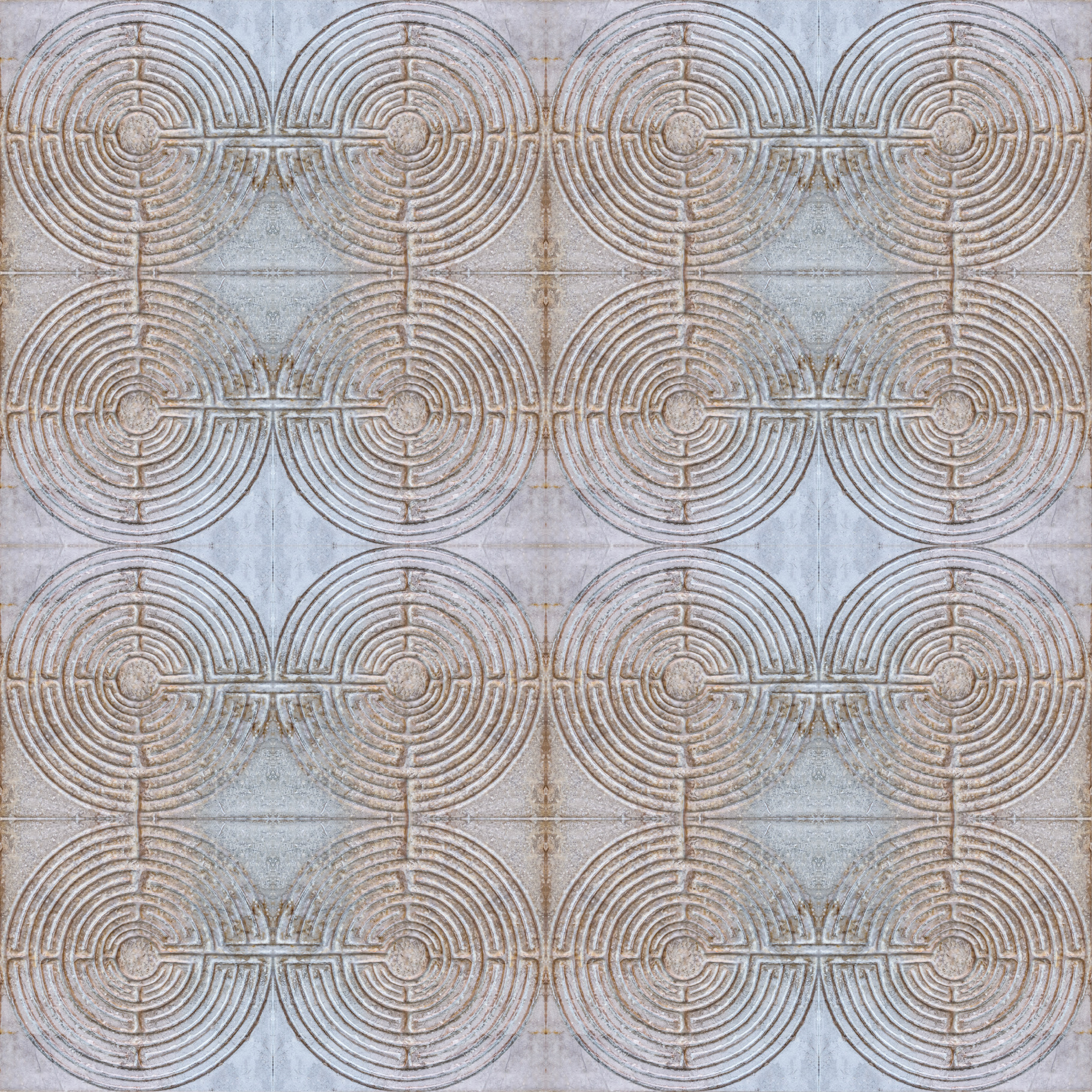 Labyrinth Stone Pattern, a Pattern Graphic by DanFLCreativo