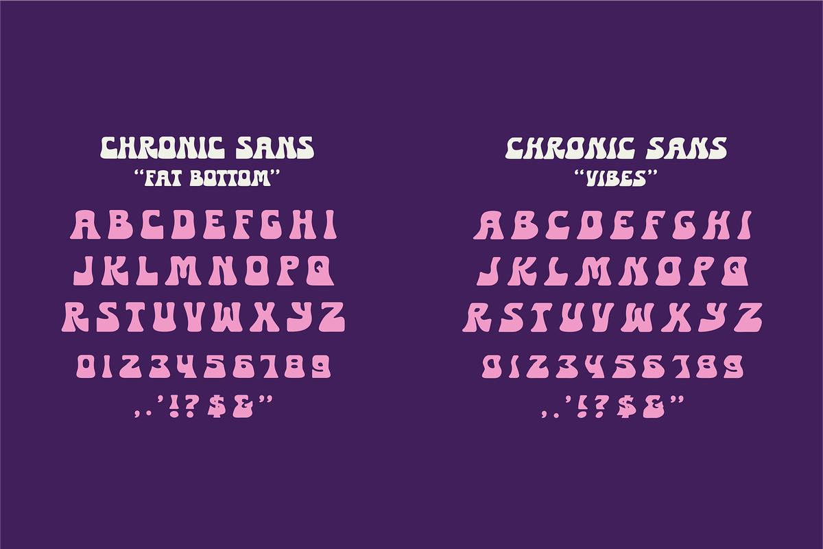 Chronic Sans Font Family, a Font by Brethrendesignco
