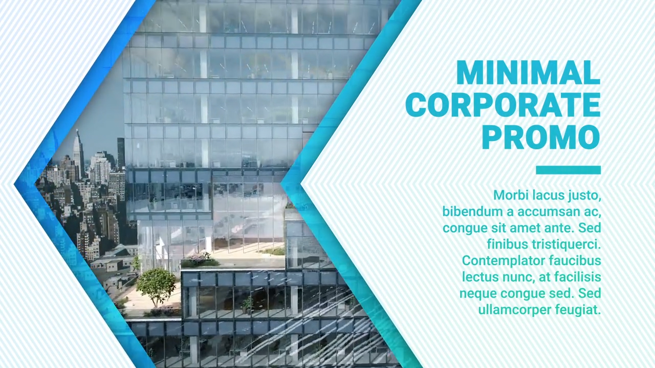 Minimal Corporate Promo, a Presentation Template by Contemplator