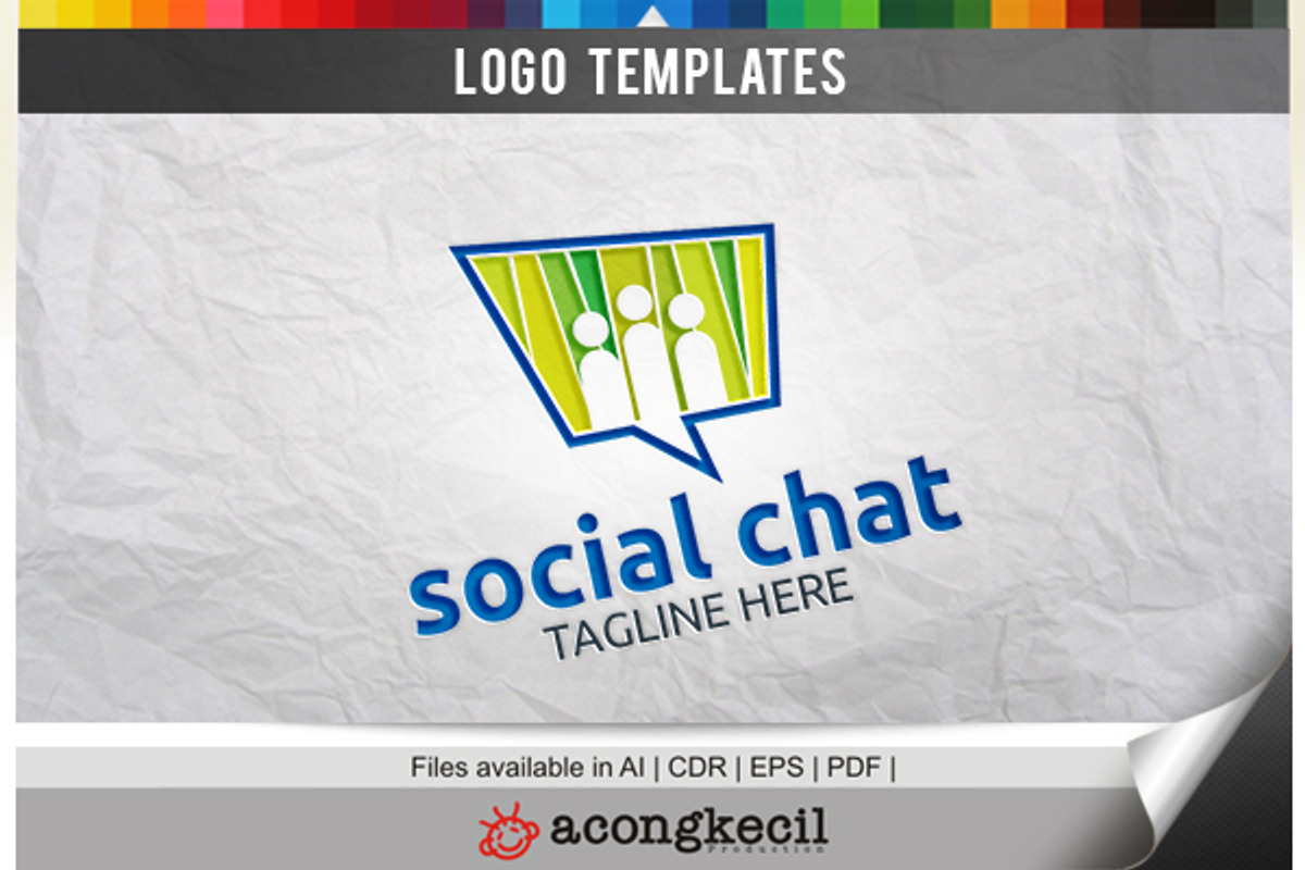 Social Chat, a Branding & Logo Template by Acongraphic
