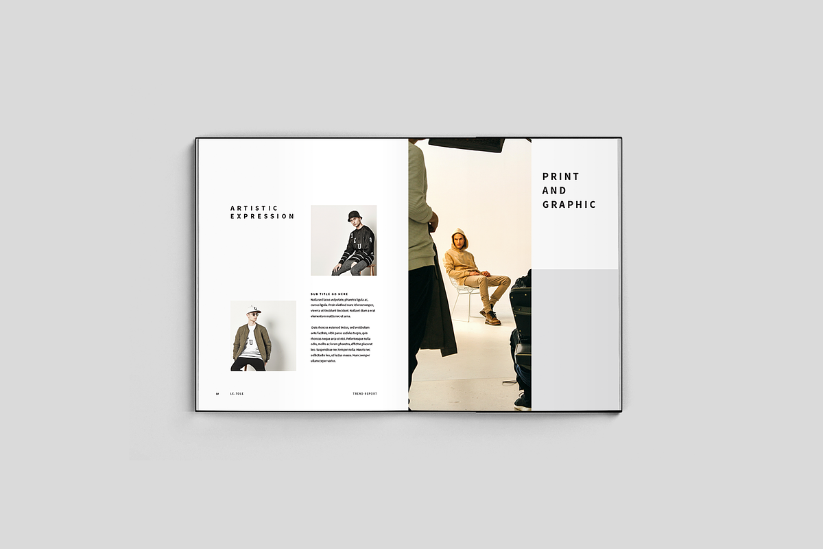 Fashion Trend Report, a Brochure Template by BOXKAYU
