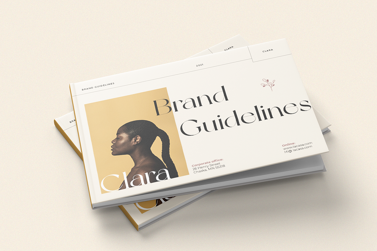 CLARA | Brand Guidelines Template