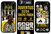 Juventus 23/24 Theme Pack | Home Kit, an Icon by IconsEngineer