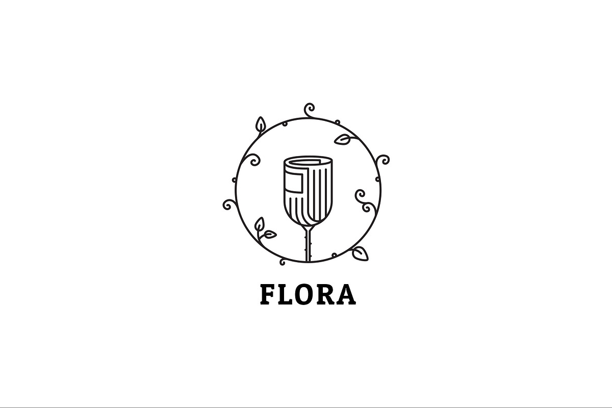 Flora News Logo, a Branding & Logo Template by Last Spark