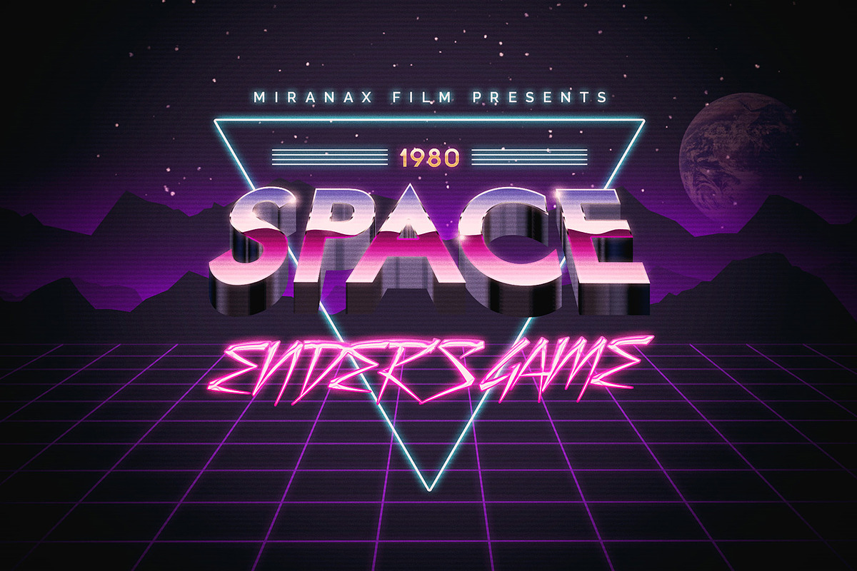 Cinematic 3D Text Effect Vol.3, a Layer Style Add-On by Hyperpix ...