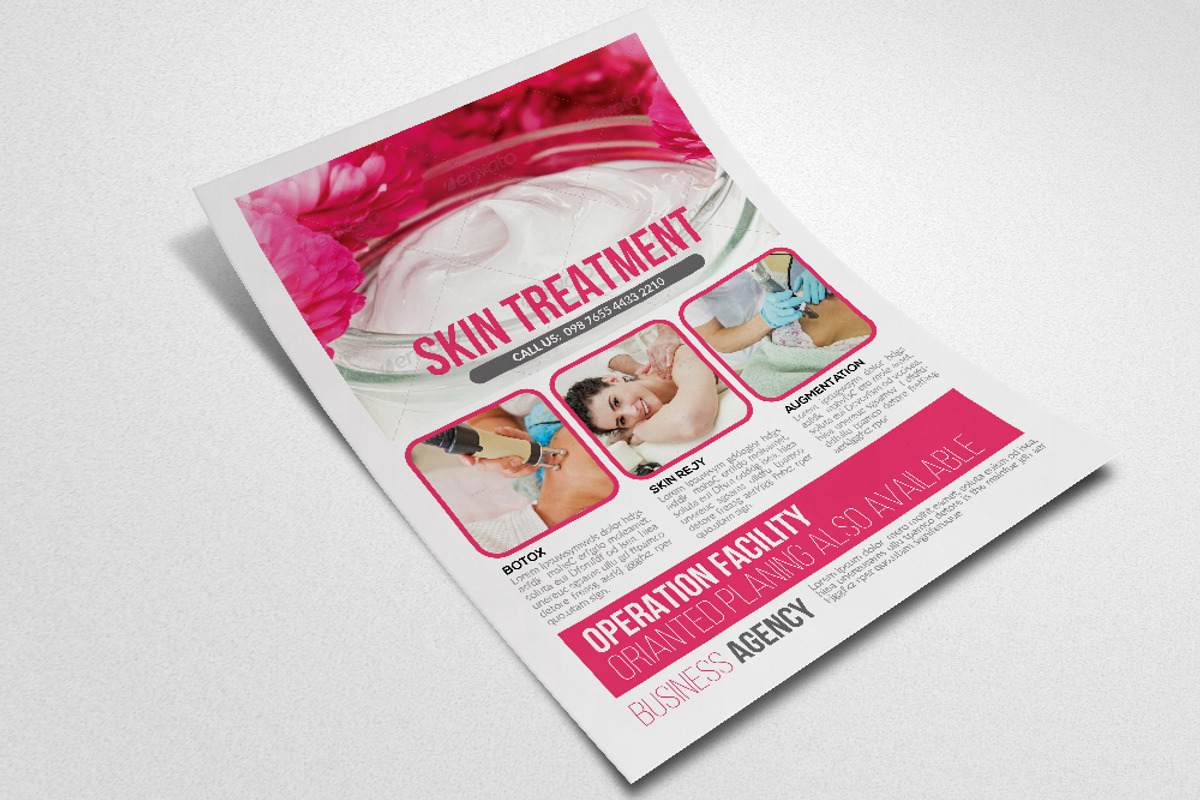 Spa & Skin Rejuvenation Flyer, a Flyer Template by Business Flyers