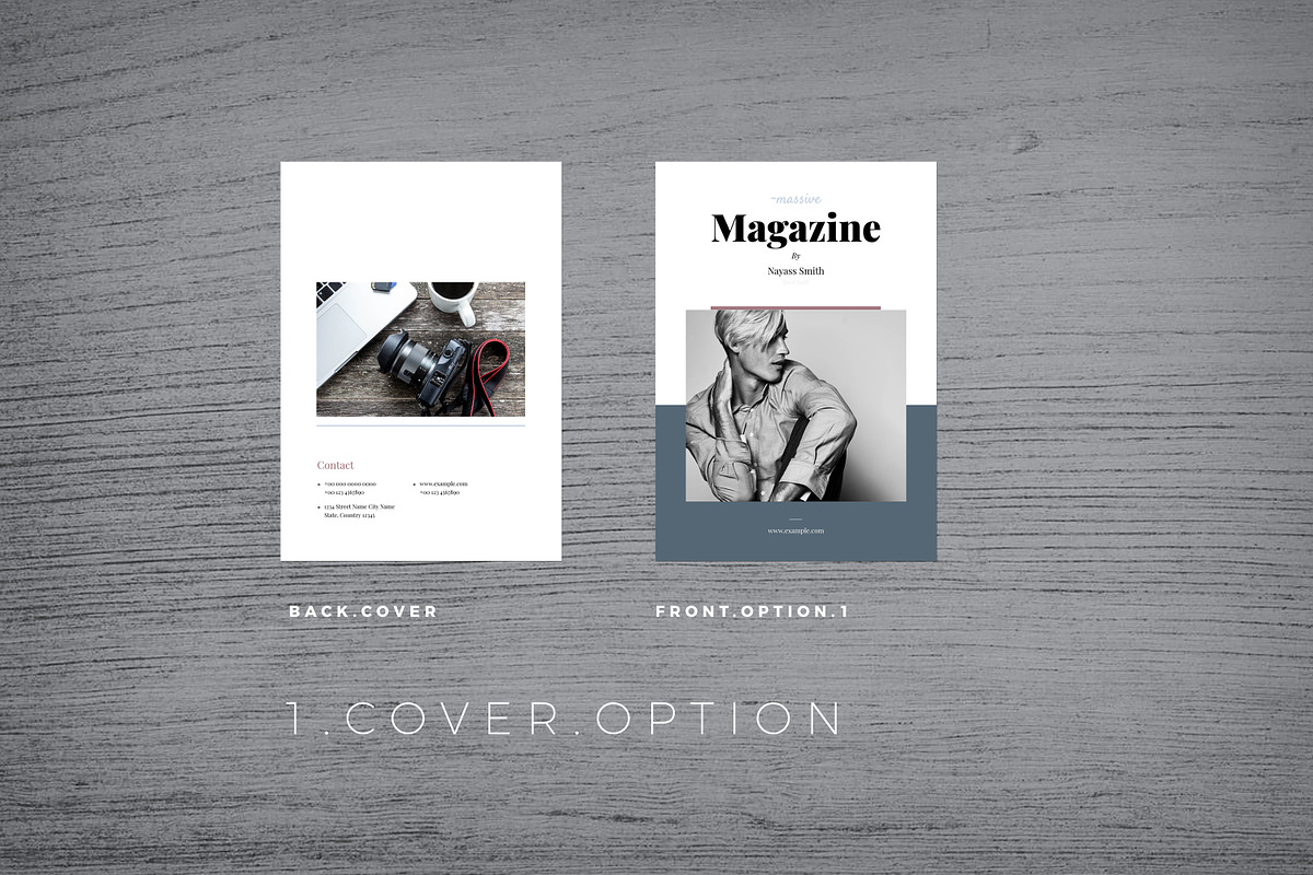 Massive Magazine Template, a Magazine Template by GoldenPixelStudio