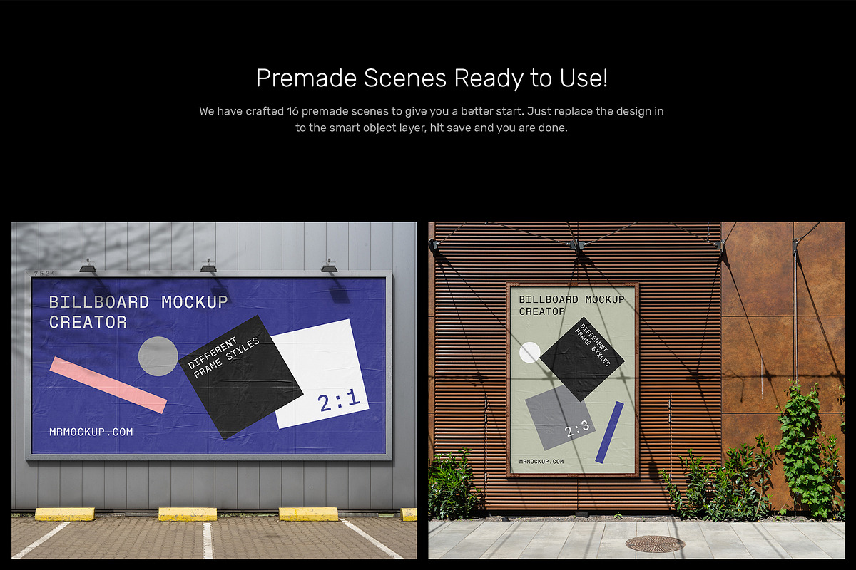Billboard Mockup - Scenes Creator
