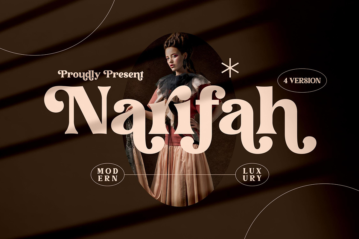 Narifah Modern Serif Font, a Script Font by Storytype Studio