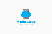 Mobile Cloud Logo Template, a Branding & Logo Template by PixaSquare