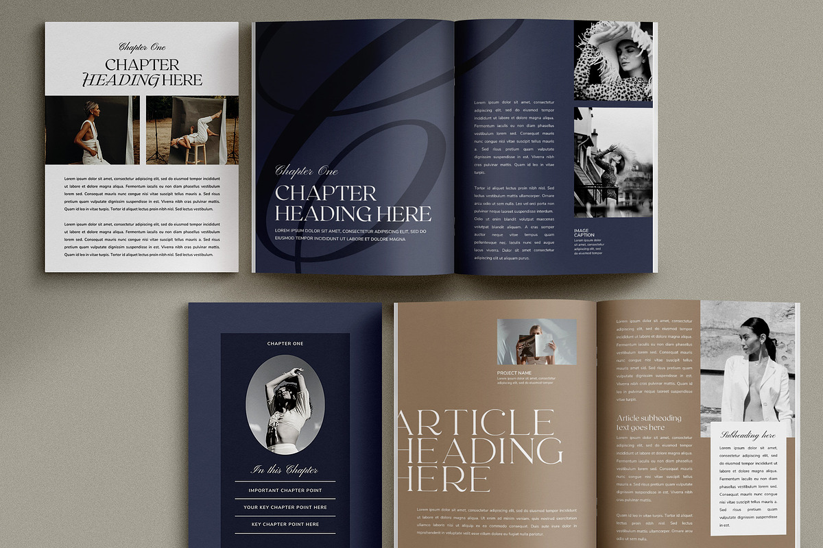 Guidebook + Ebook Template CANVA, a Magazine Template by Studio Loire