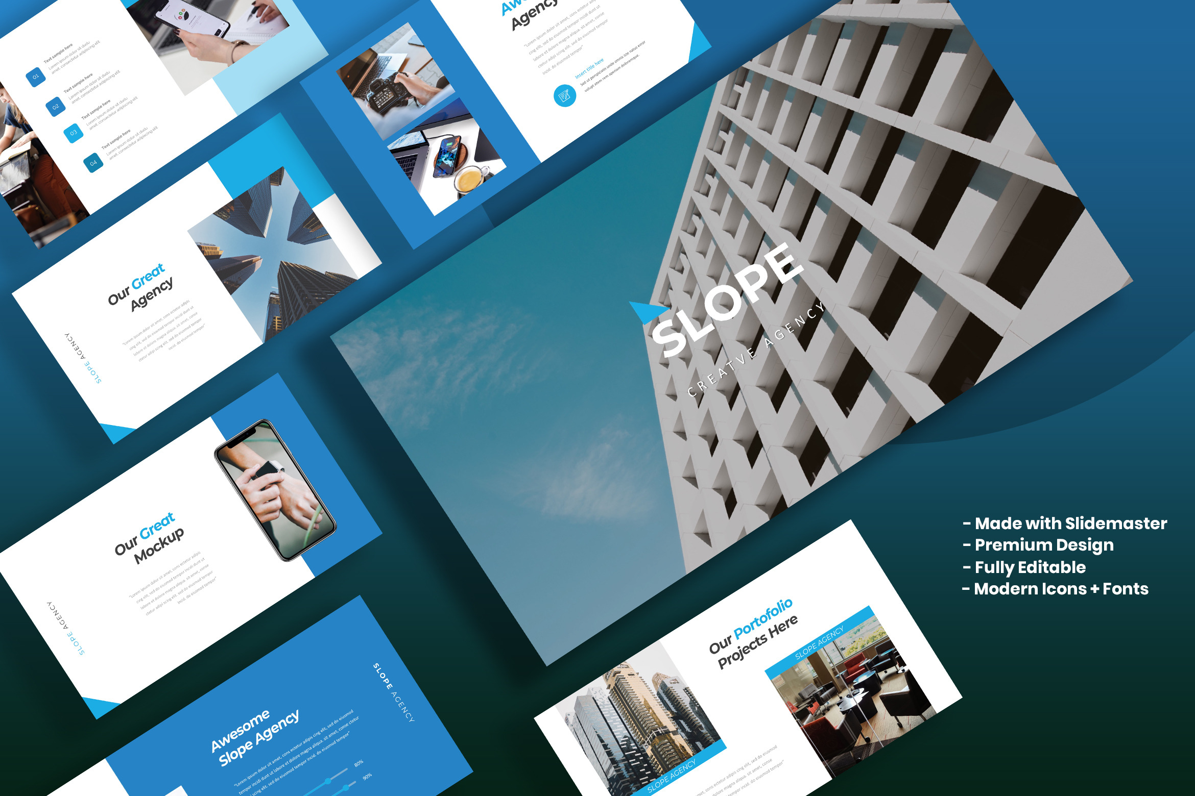 Slope - Keynote Template | Presentation Templates ~ Creative Market