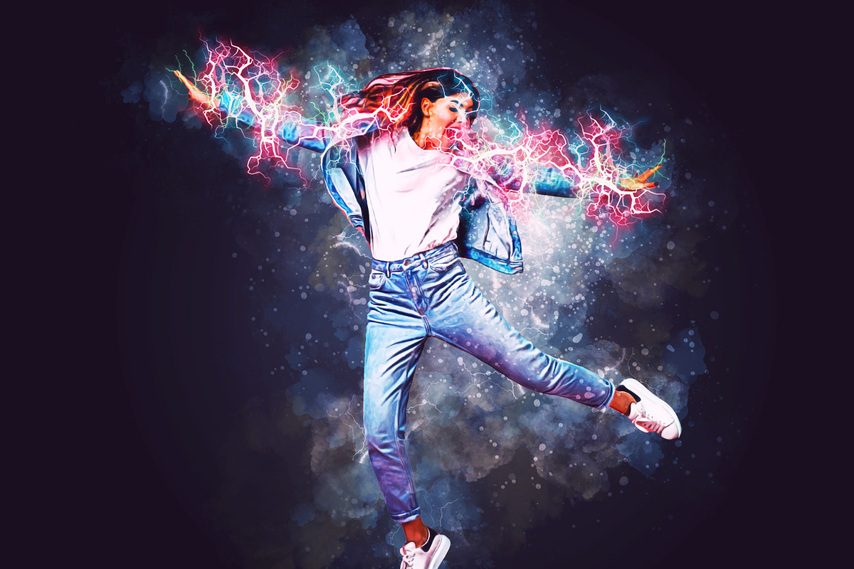 Power Effect Photoshop Action, an Action Add-On by Studio Retouch