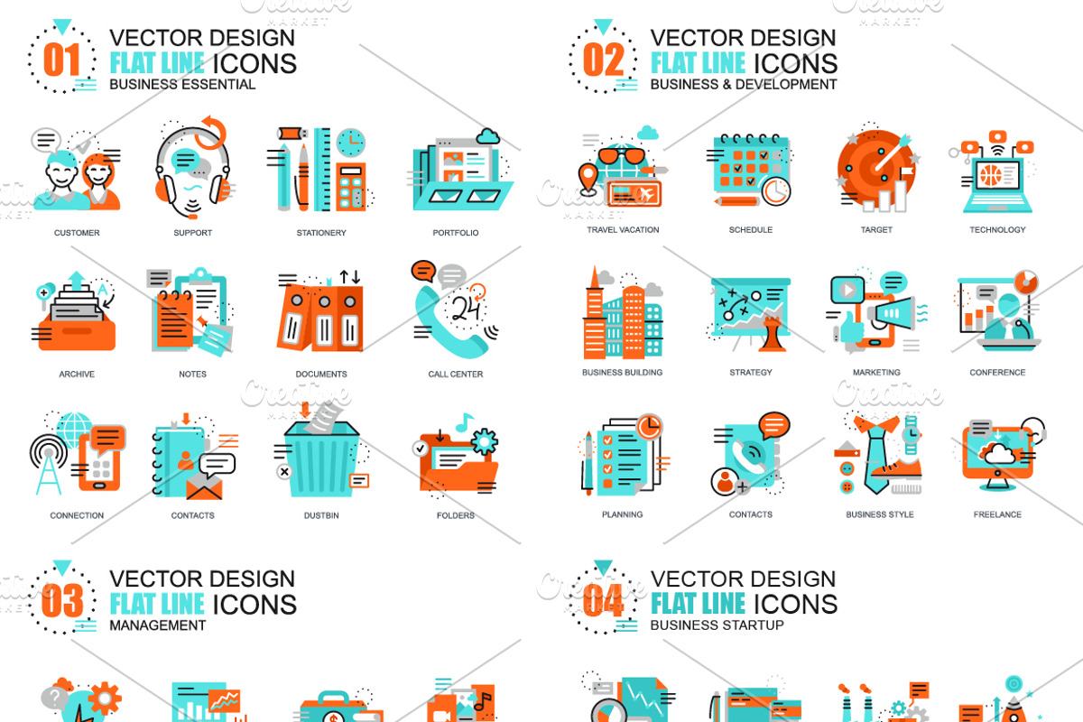 Ultimate Flat Icons Pack, an Outline Icon by alexdndz