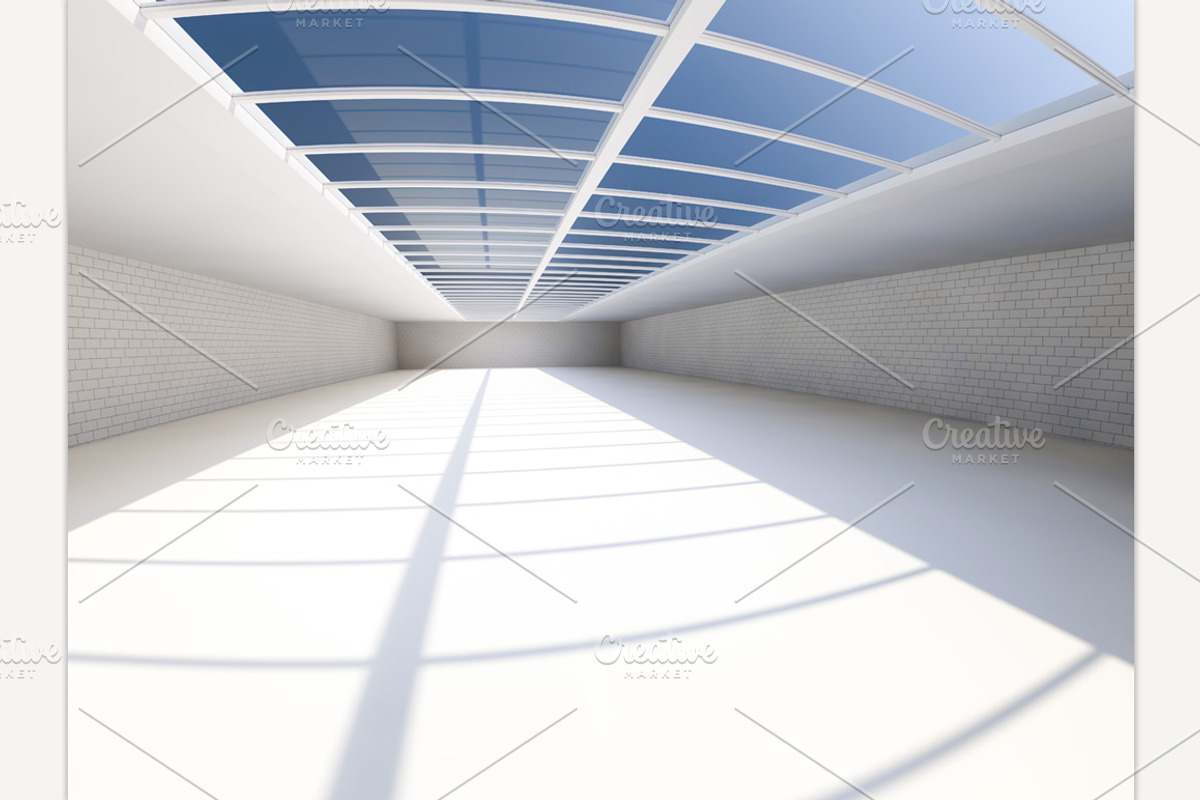 Big open area with skylight., a Background Graphic by 3D Graphics Shop ...
