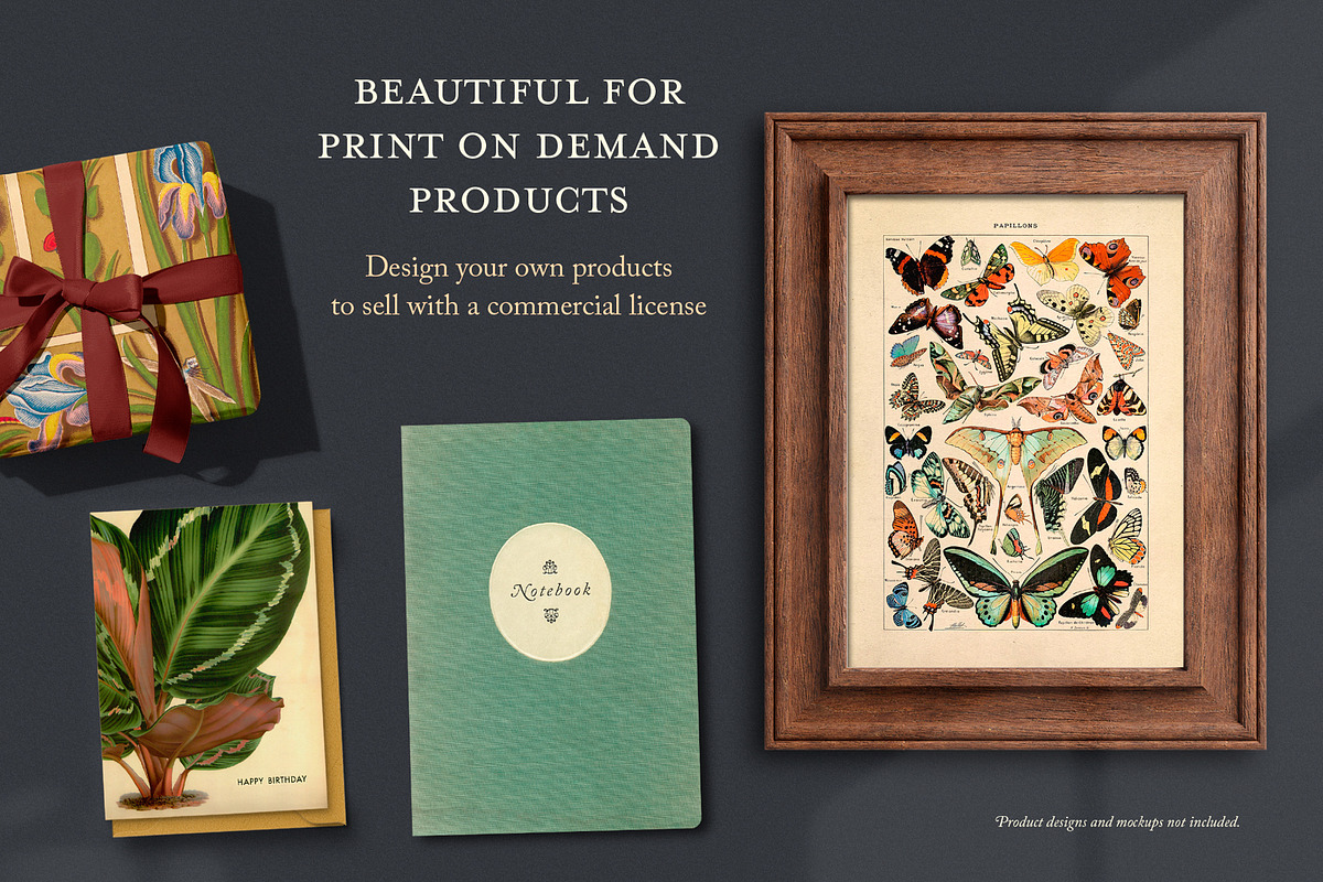 Dark Academia: 300 Vintage Ephemera, an Object Graphic by The Object Atlas