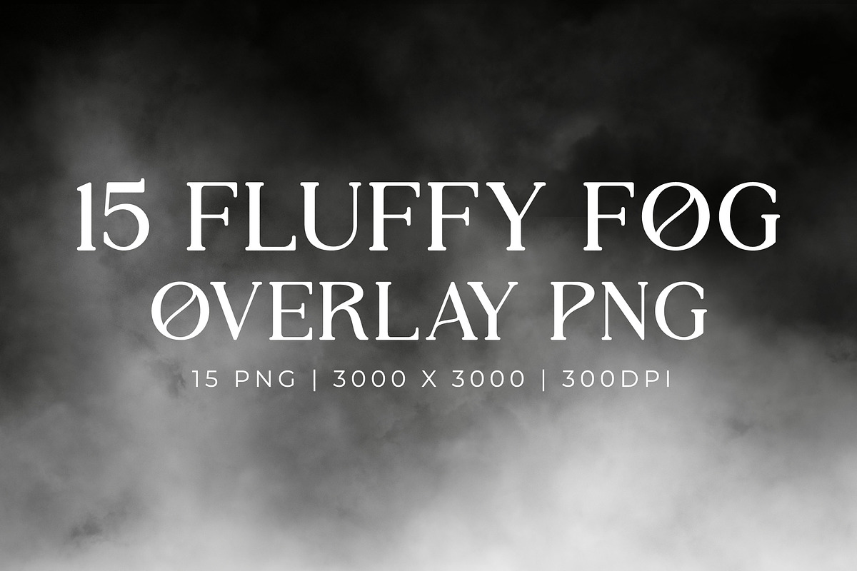 15 Fluffy Fog Overlay, an Object Graphic by Pitchlook.Studio