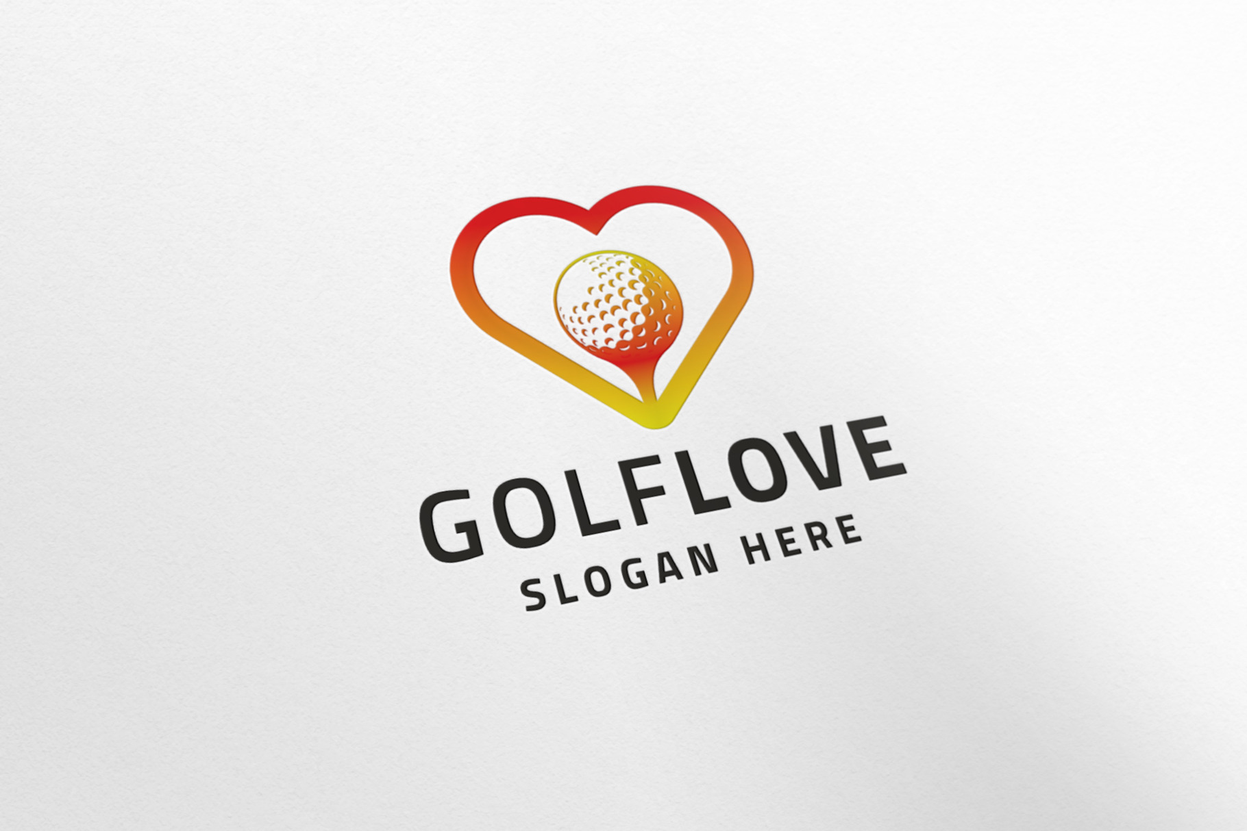 Golf Love Logo, a Branding & Logo Template by Design_Planet