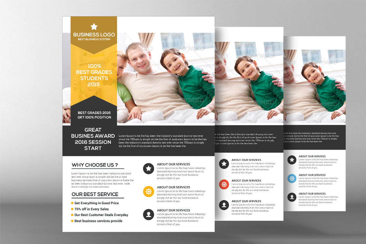 Medical Insurance Flyer Template, a Flyer Template by graphicforest