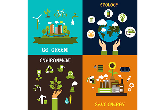 Environment and ecology design, a Graphic by Vector Tradition