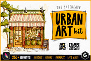 Urban Art Kit for Procreate, a Brush Add-On by Green Room Media