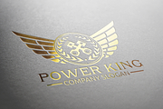 Power King logo, a Branding & Logo Template by Vectorwins Premium Shop