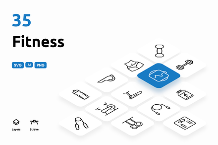 Dance & Fitness color vector icons | Icons ~ Creative Market