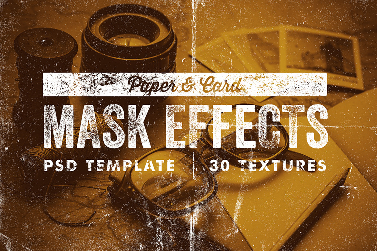 Paper & Card Mask Effects, a Texture Graphic by Offset