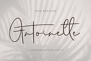 Antoinette - a Handwritten Font