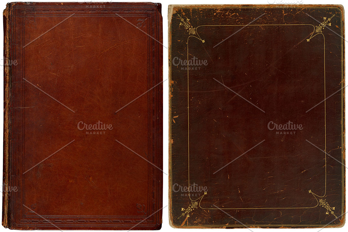 Medieval Book Covers, a Texture Graphic by Blue Line Design