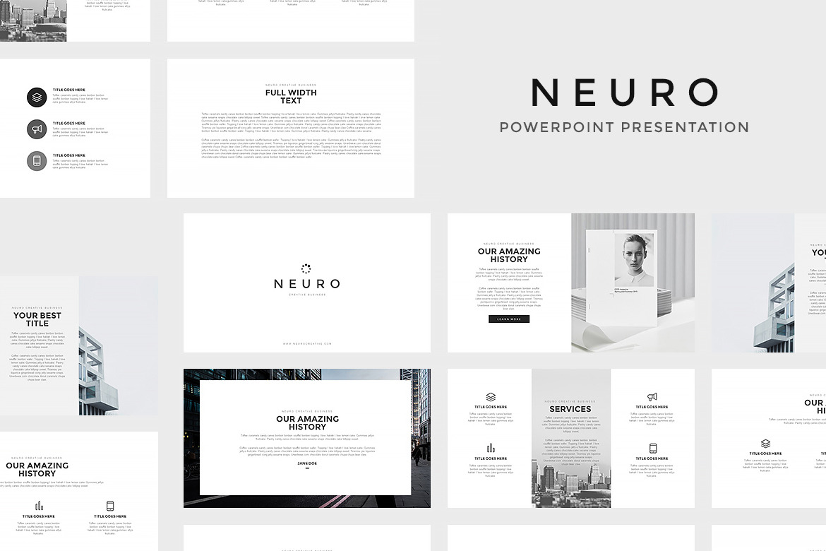 Neuro Powerpoint Presentation, a Presentation Template by eunavia