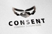 Consent logo, a Branding & Logo Template by Creative Dezing