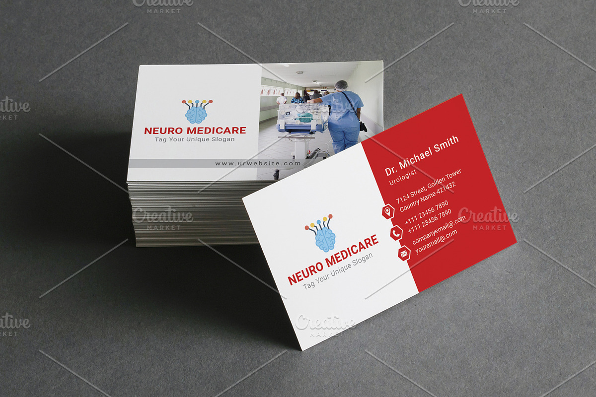 Doctor Business Card, a Business Card Template by graphicsunday