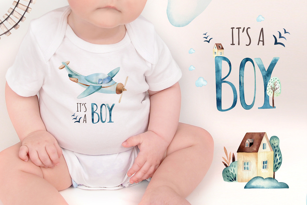 Boy's world. It's a boy collection!, a Transportation Illustration by ...