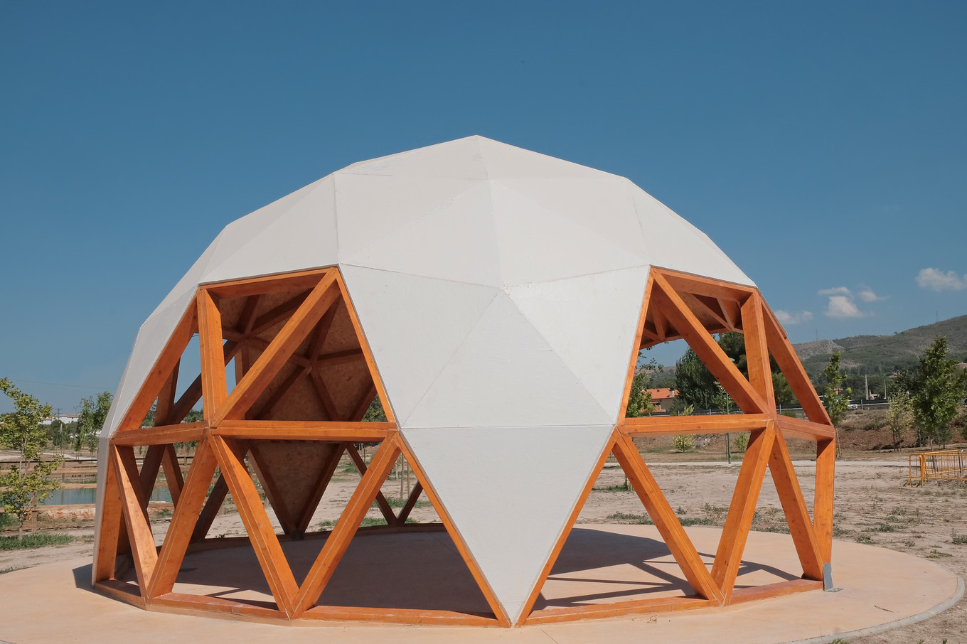 Geodesic dome featuring geodesic, dome, and white, an Architecture ...