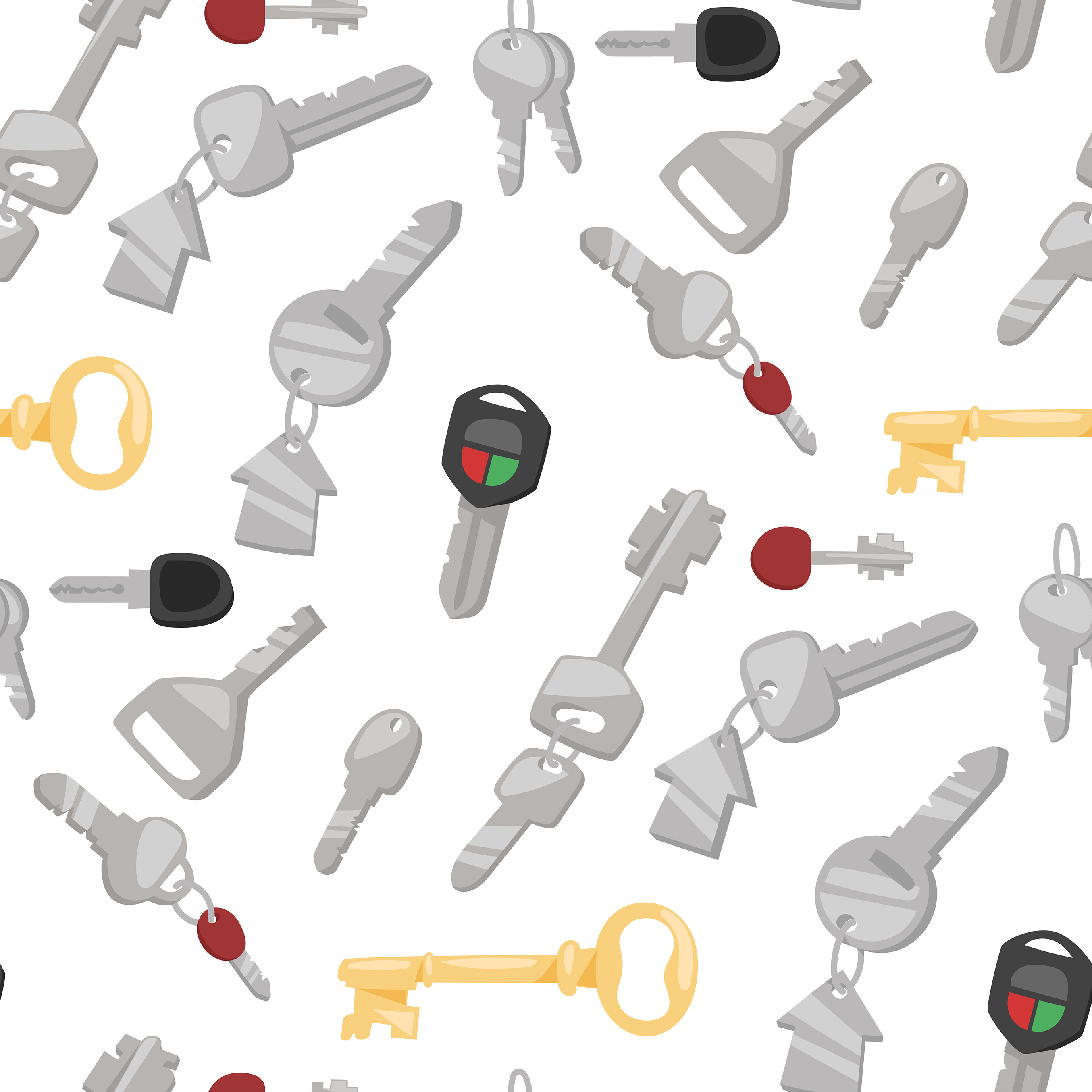 Door key vector illustration access | Decorative Illustrations ...