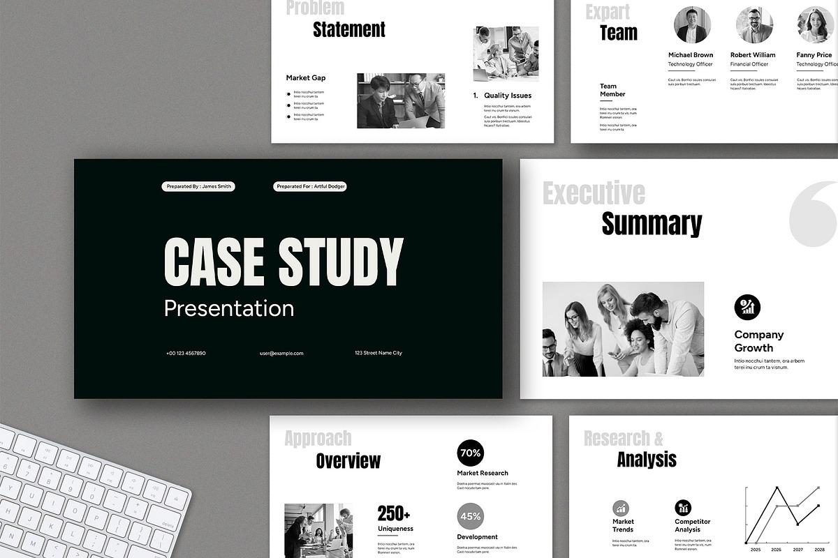Case Study Presentation Template