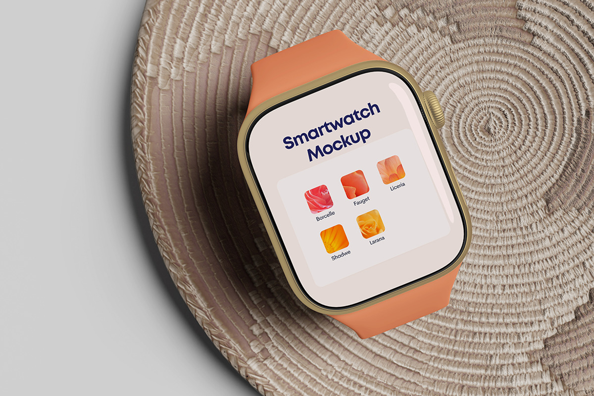 Smartwatch Mockup, a Wearable Device Mockup by MrLetters