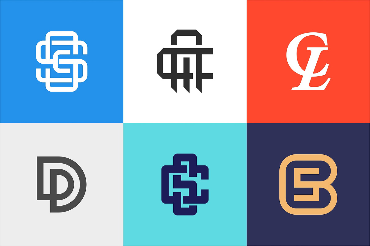 Monogram Logo Collection, a Branding & Logo Template by Buqancreative