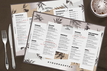 Cookie Shop Menu Template, a Flyer Template by BrandPacks