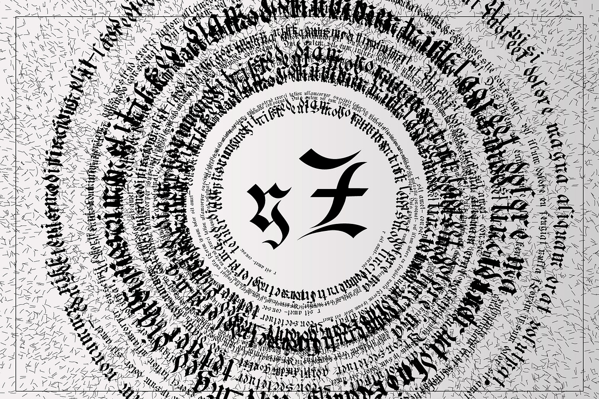 Fraktur Numb Font, a Blackletter Font by cromatixclassroom | Creative ...