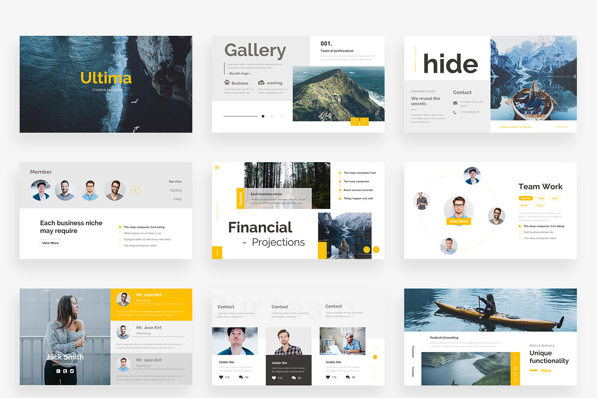 Ultima Creative Powerpoint Template, a Presentation Template by One ...