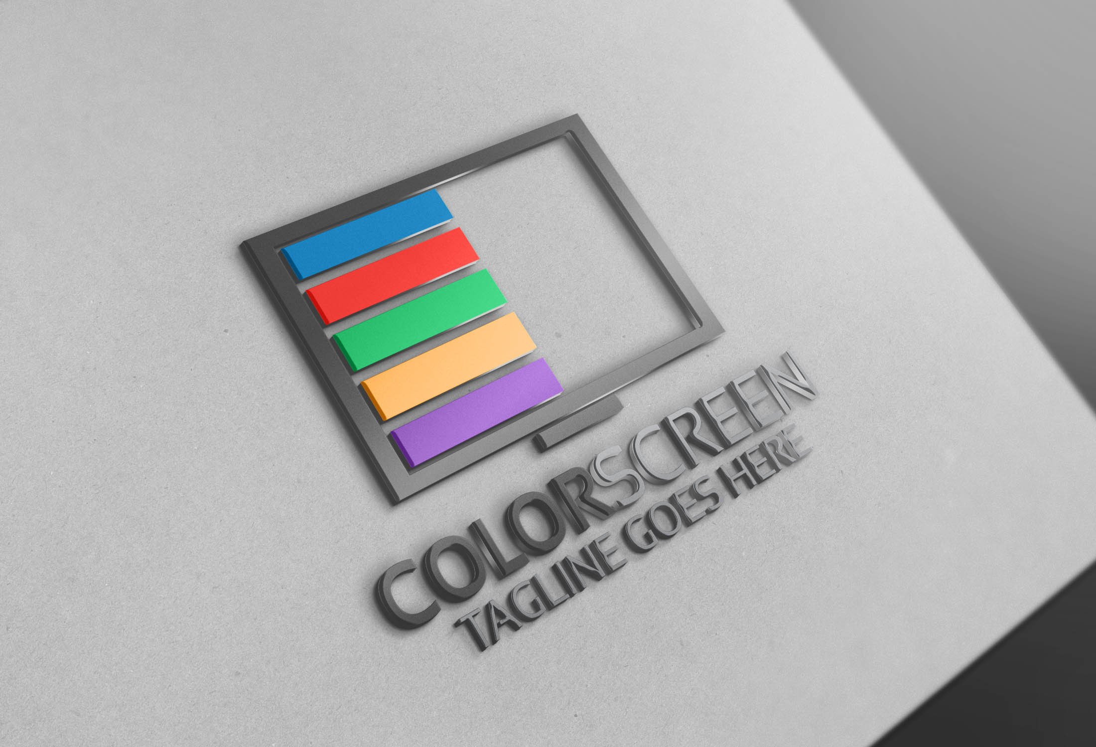 Color Screen Logo, a Branding & Logo Template by Josuf Media