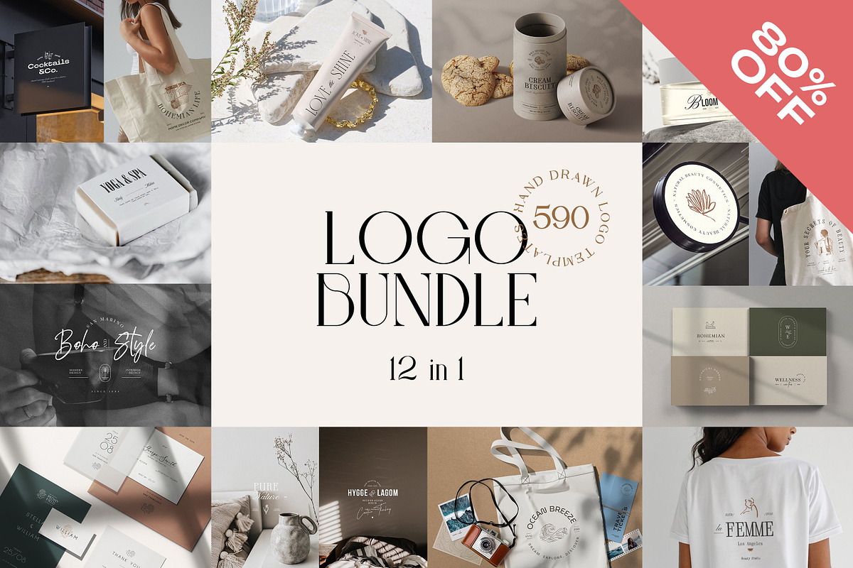 Logo bundle | Modern logo templates