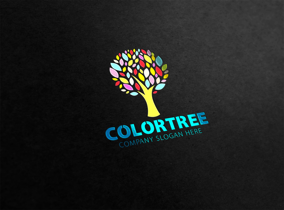 Color Tree Logo, a Branding & Logo Template by essegraphic