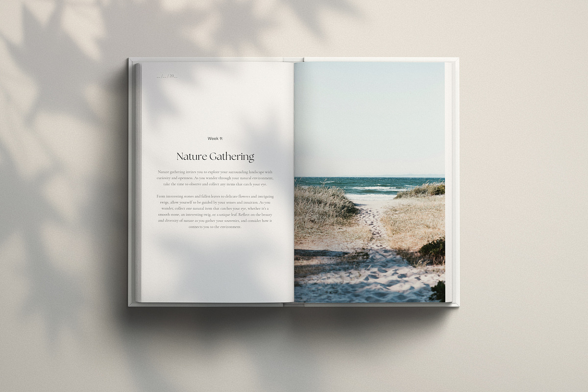 Wellness Journal | Indesign Template, a Brochure Template by Mindful ...