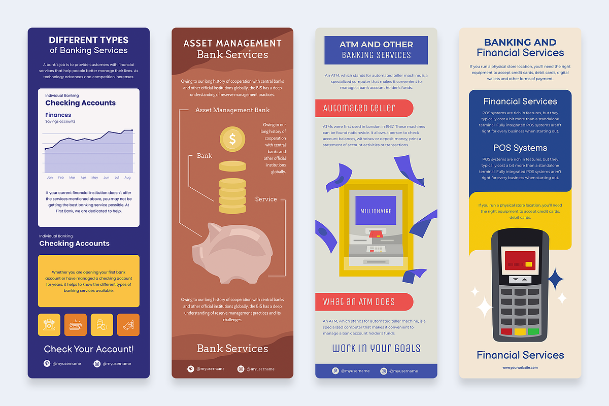 Banking Infographics, a Presentation Template by Slidesmash