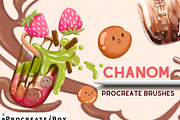 Chanom illustration Procreate brush, a Brush Add-On by ProcreateiBox