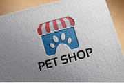 Modern Pet Shop Logo template, a Branding & Logo Template by Lucky Graphic