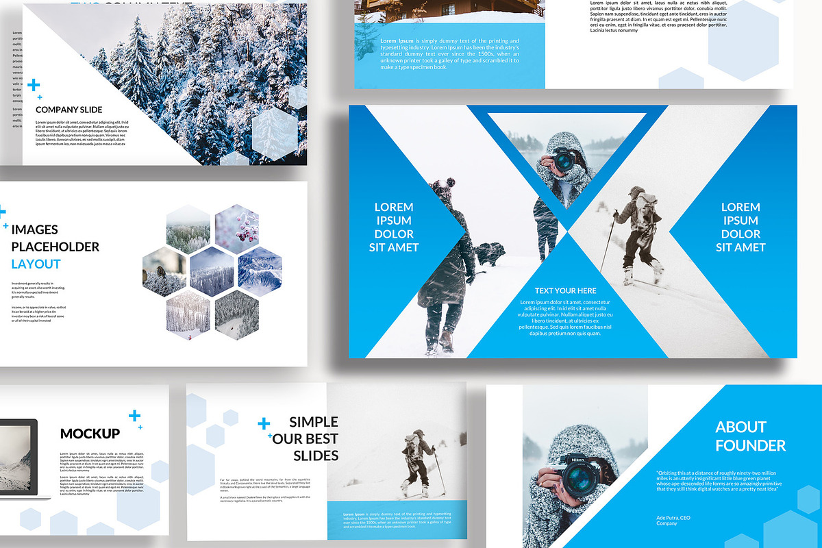 Winter Google Slides Template, a Presentation Template by Infinity ...